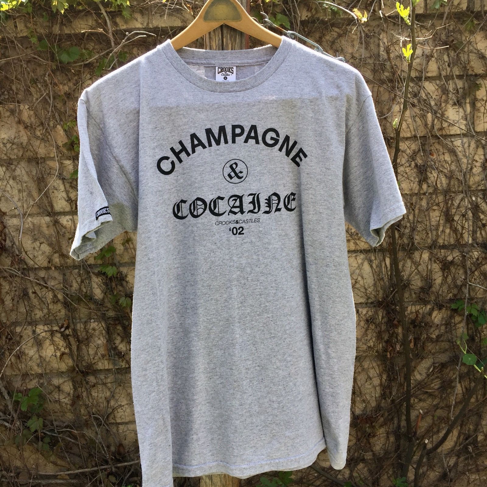 Crooks & Castles Crooks & Castles “Champagne & Cocaine” Tee | Grailed