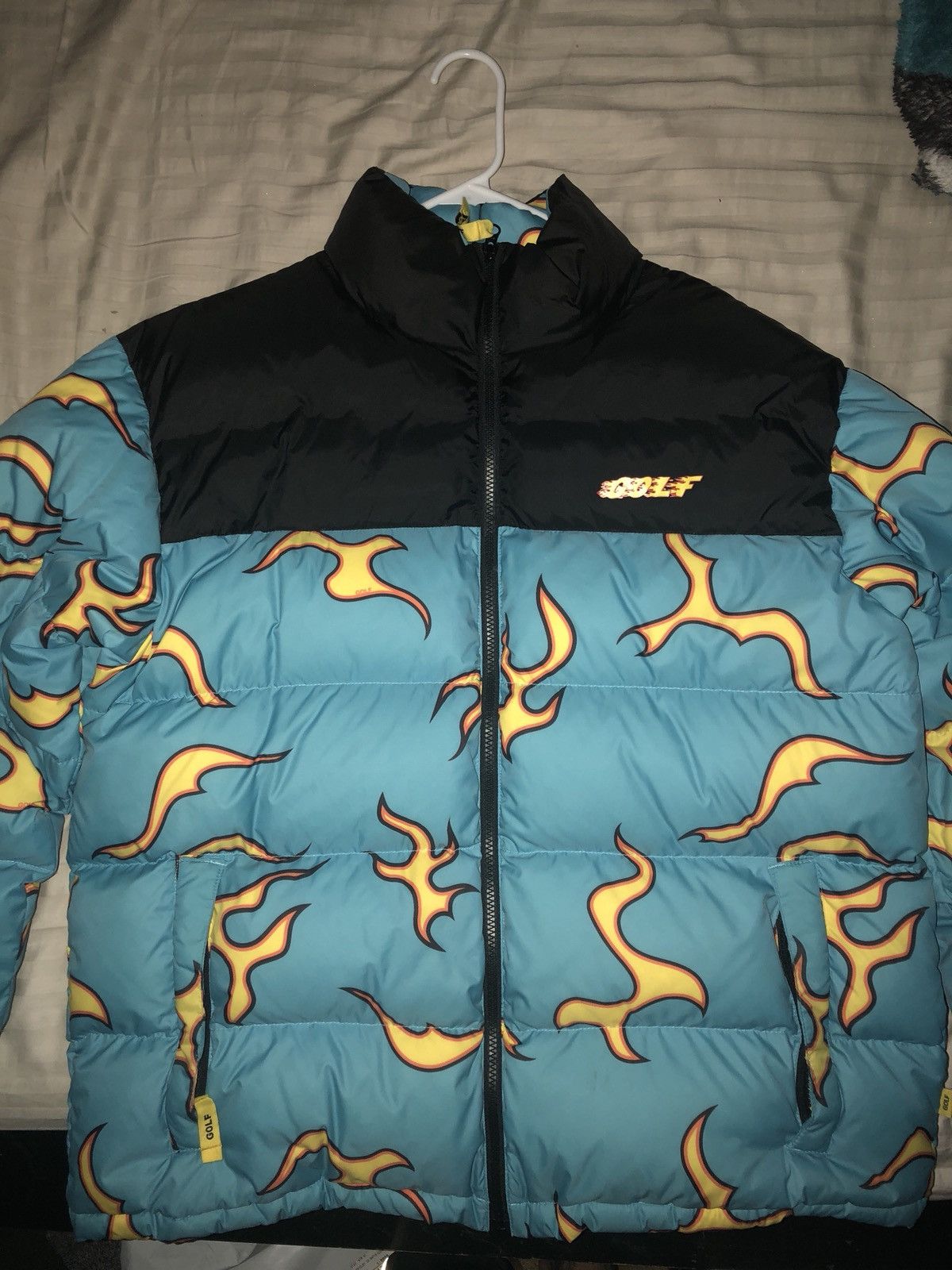 Golf Wang Golf Wang Flame Puffer Jacket | Grailed