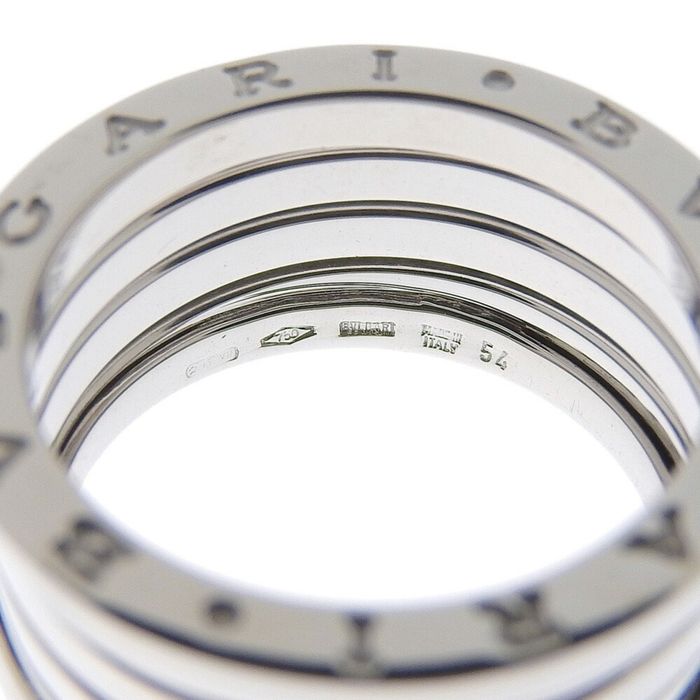 Bvlgari Bulgari BVLGARI B Zero One Ring 4 Band K18WG #54 No. 13.5 White Gold | Grailed