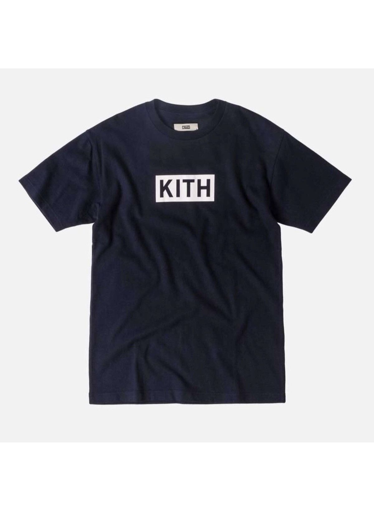 Kith Box Logo Navy | Grailed