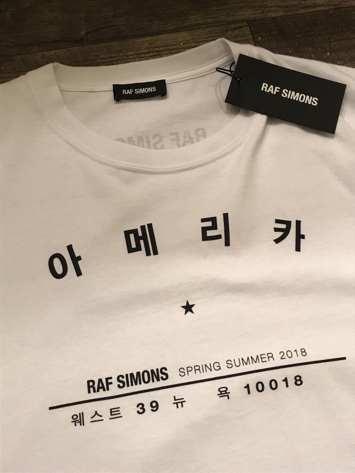 Raf Simons Raf Simons Runway Tour Tee | Grailed