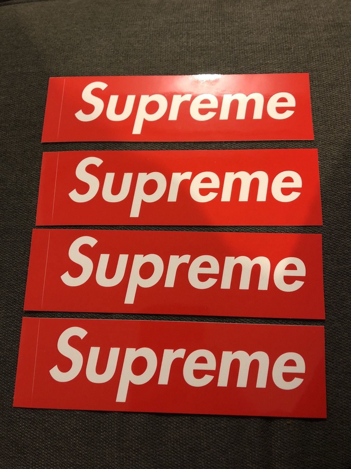 Supreme Red Box Logo Large Sticker | Grailed