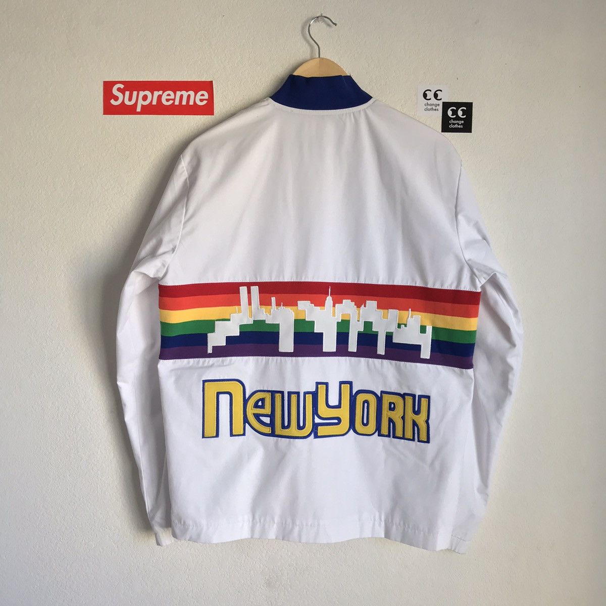 Supreme Supreme Nuggets Skyline Warm Up Jacket Size M 2003 Throwback ...