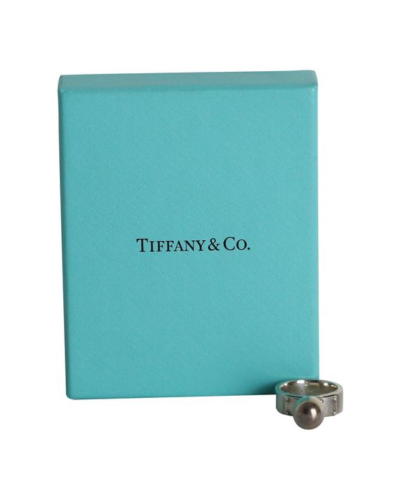 Tiffany & Co. Tiffany & Co Ball Dangle Ring in Silver Metal | Grailed