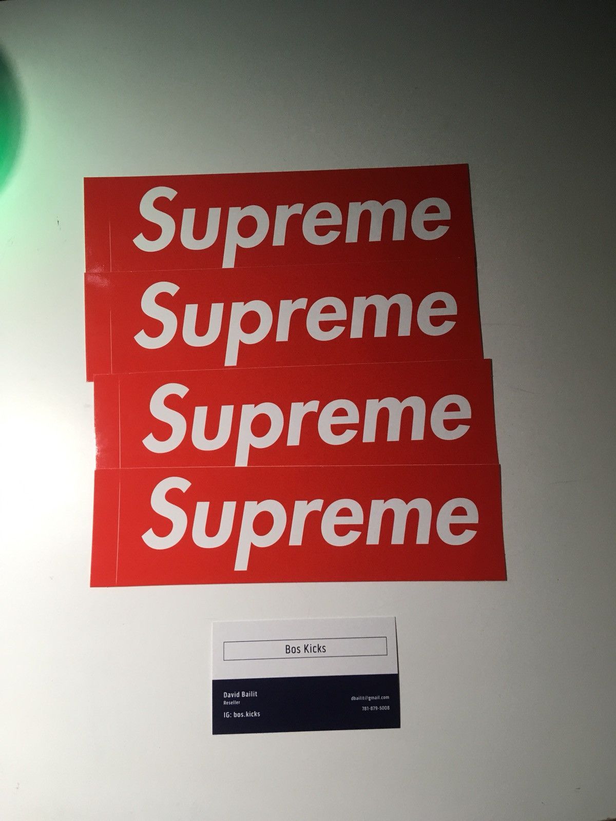 Supreme Supreme Red Box Logo Sticker | Grailed