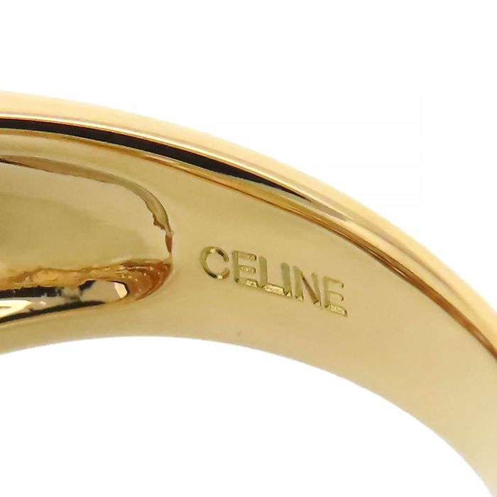 Celine 18k Gold Diamond Ring | Grailed