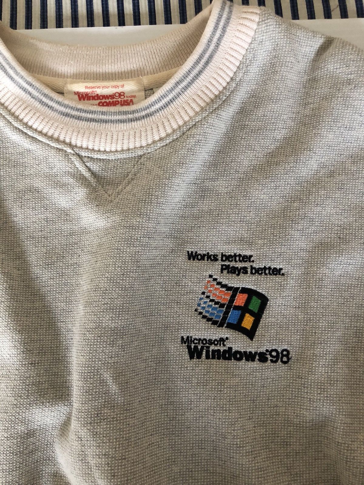 Microsoft Microsoft Windows 98 Vintage Sweatshirt Xl Rare | Grailed
