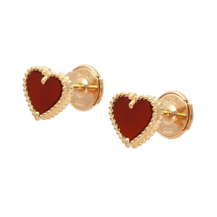 Van Cleef & Arpels Van Cleef & Arpels Heart Sweet Alhambra K18PG Pink ...