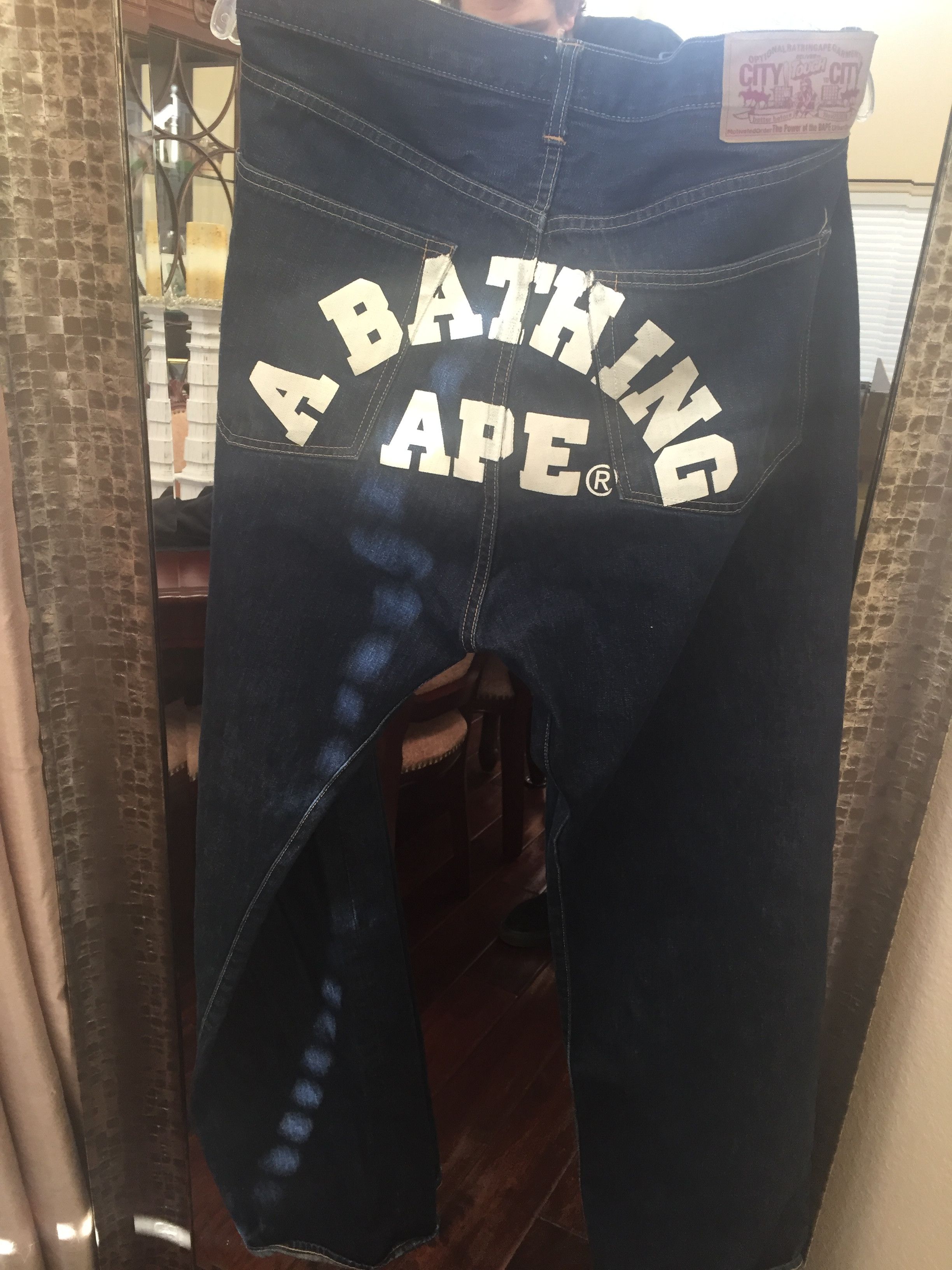 Bape A Bathing Ape Jeans | Grailed