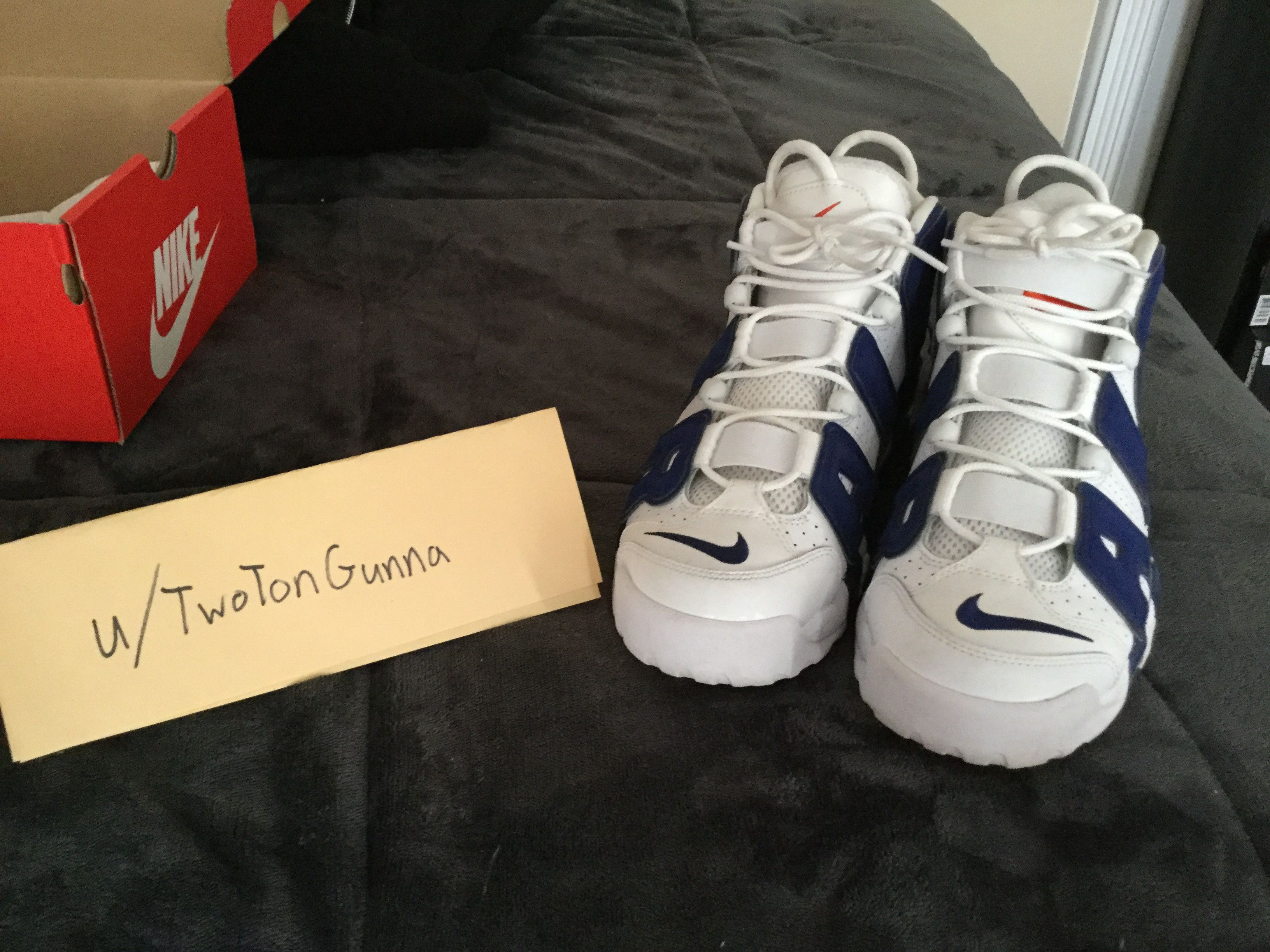 Nike Air More Uptempo - Knicks Colorway | Grailed
