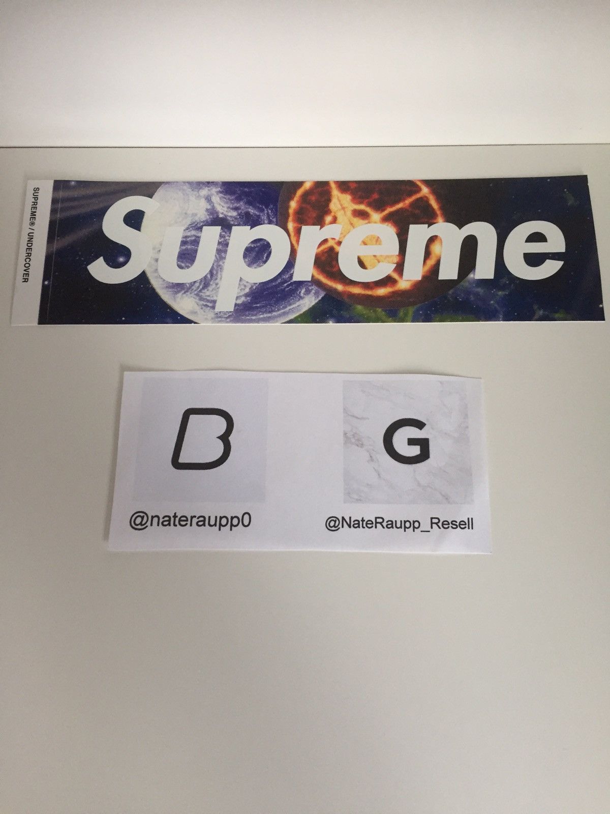 Supreme Supreme Undercover Box Logo Sticker | Grailed