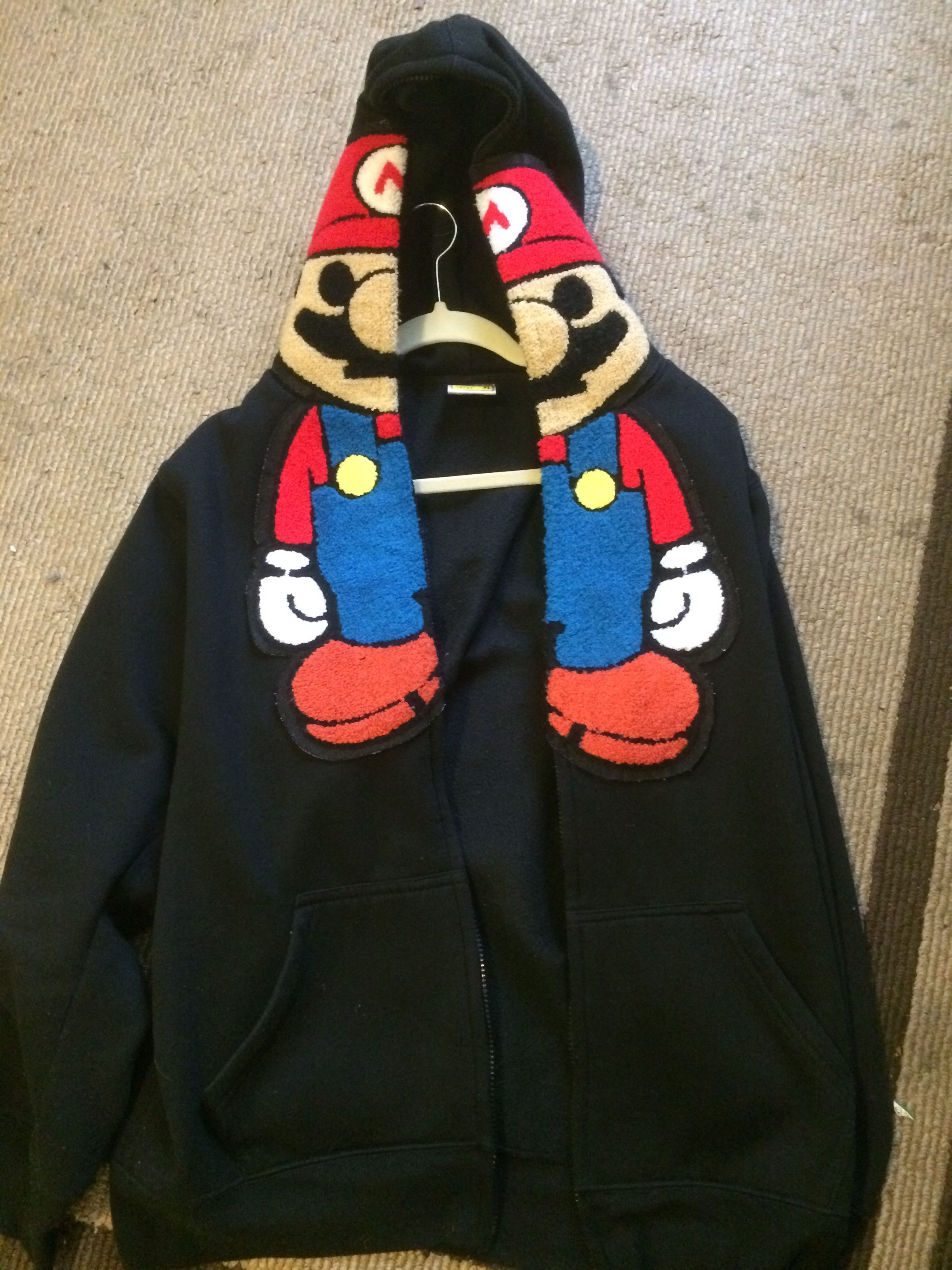 Bape Baby Milo x Mario Hoodie | Grailed