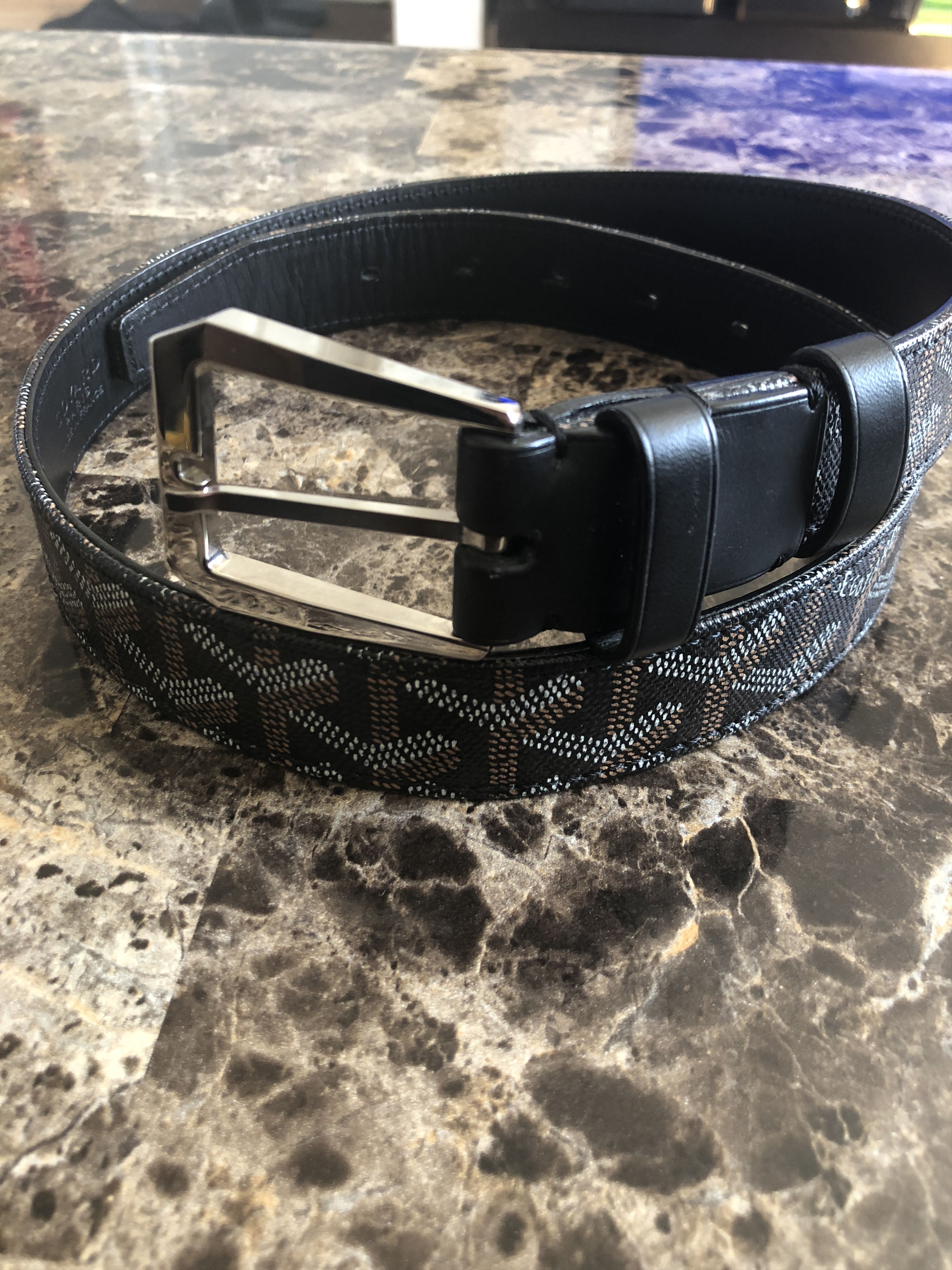 Goyard Black Fregate Belt | Grailed