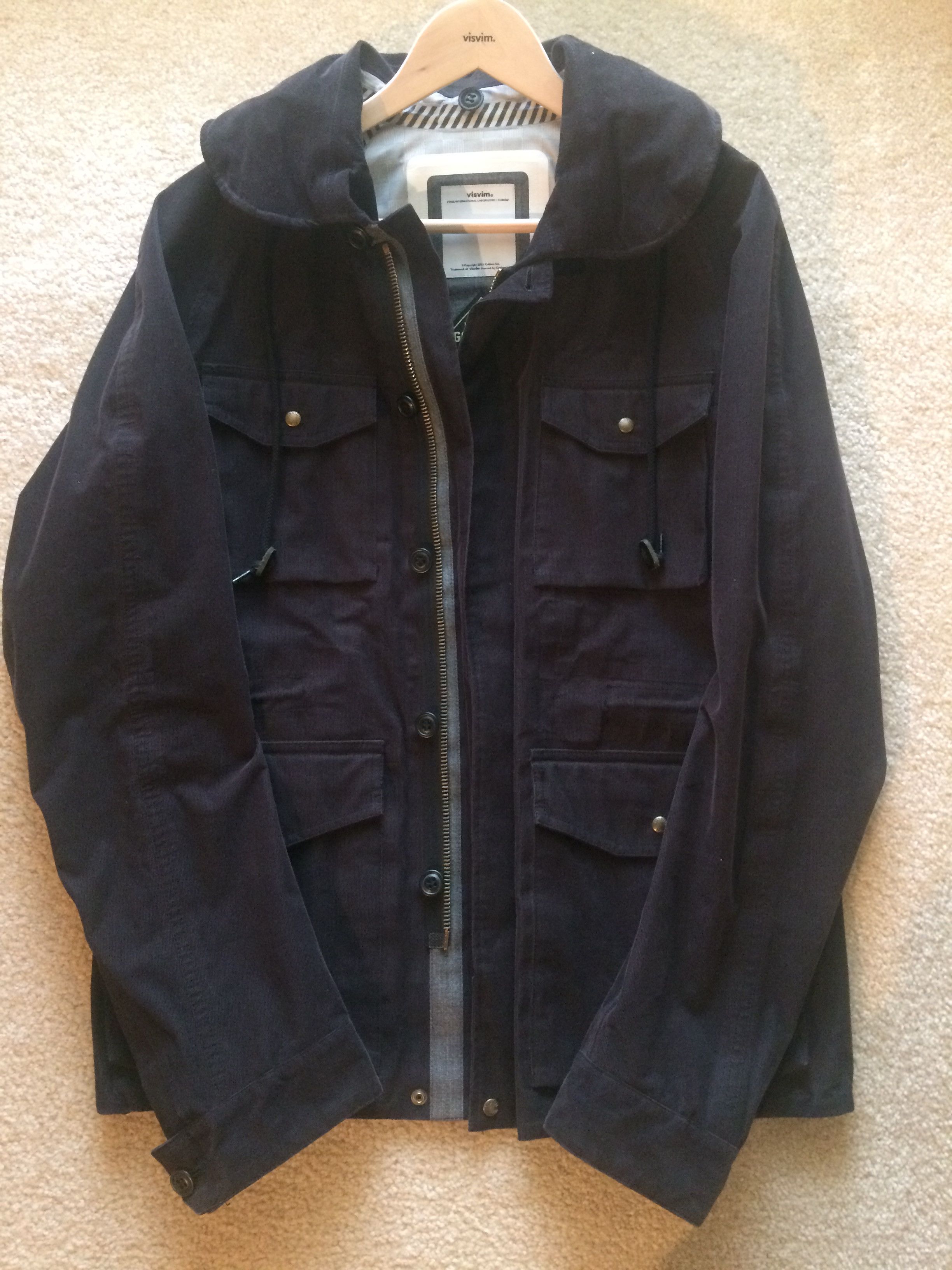 Visvim PFD Corduroy Goretex | Grailed