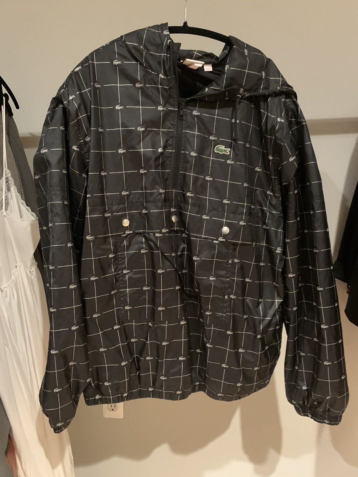 Supreme Reflective Grid Nylon Anorek | Grailed