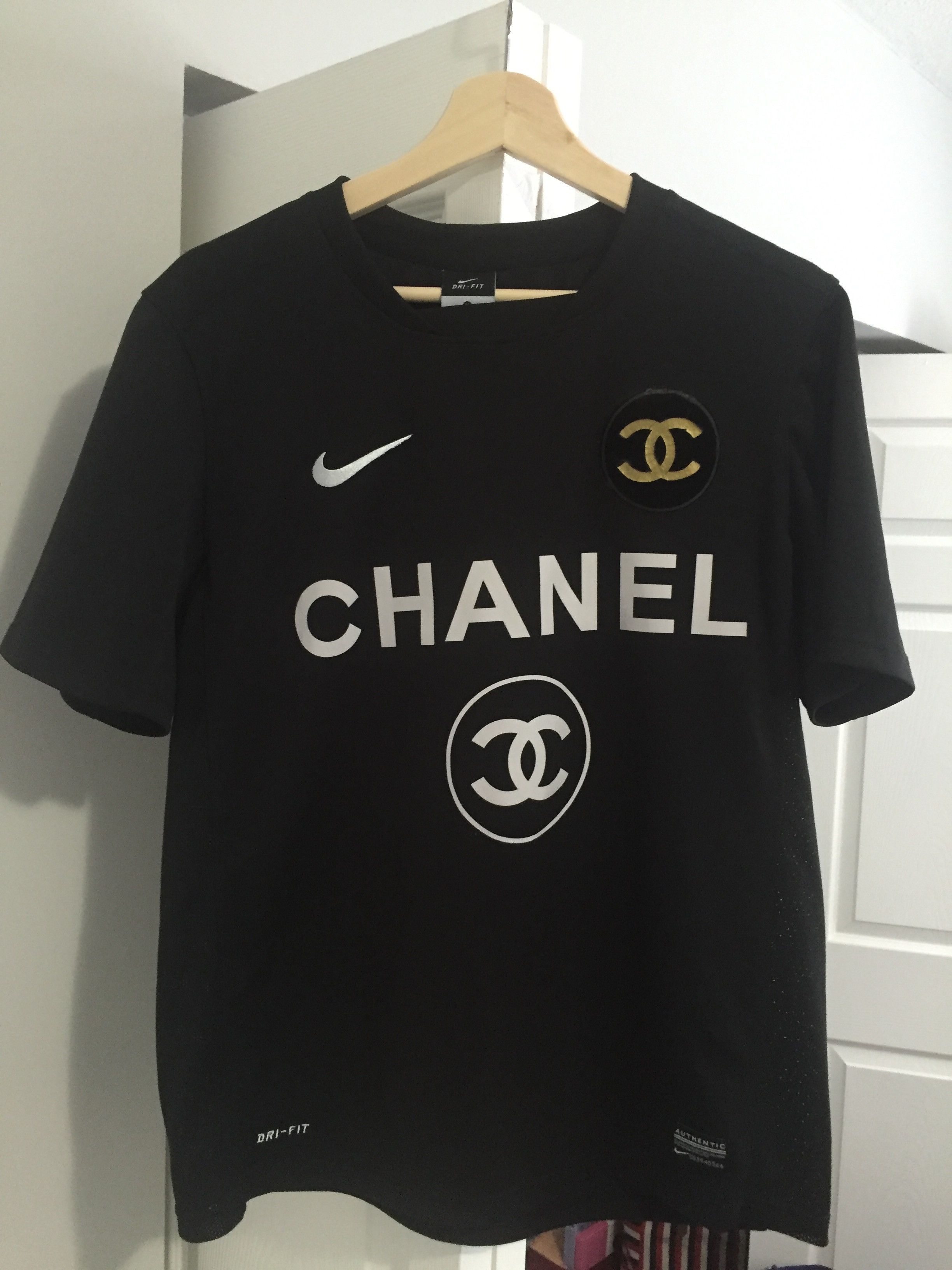 Chanel Rare Chanel X Nike Football Jersey | Grailed