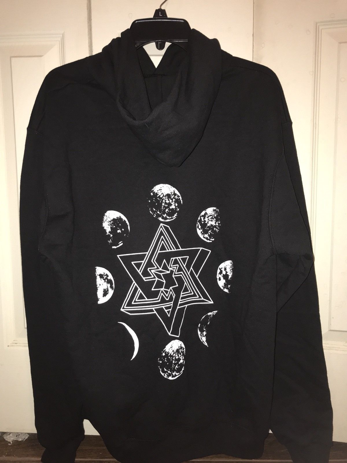 Champion Thouxanban moon faces black hoodie | Grailed