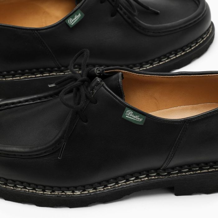 Paraboot Paraboot Black Leather Michael Lace-Up | Grailed