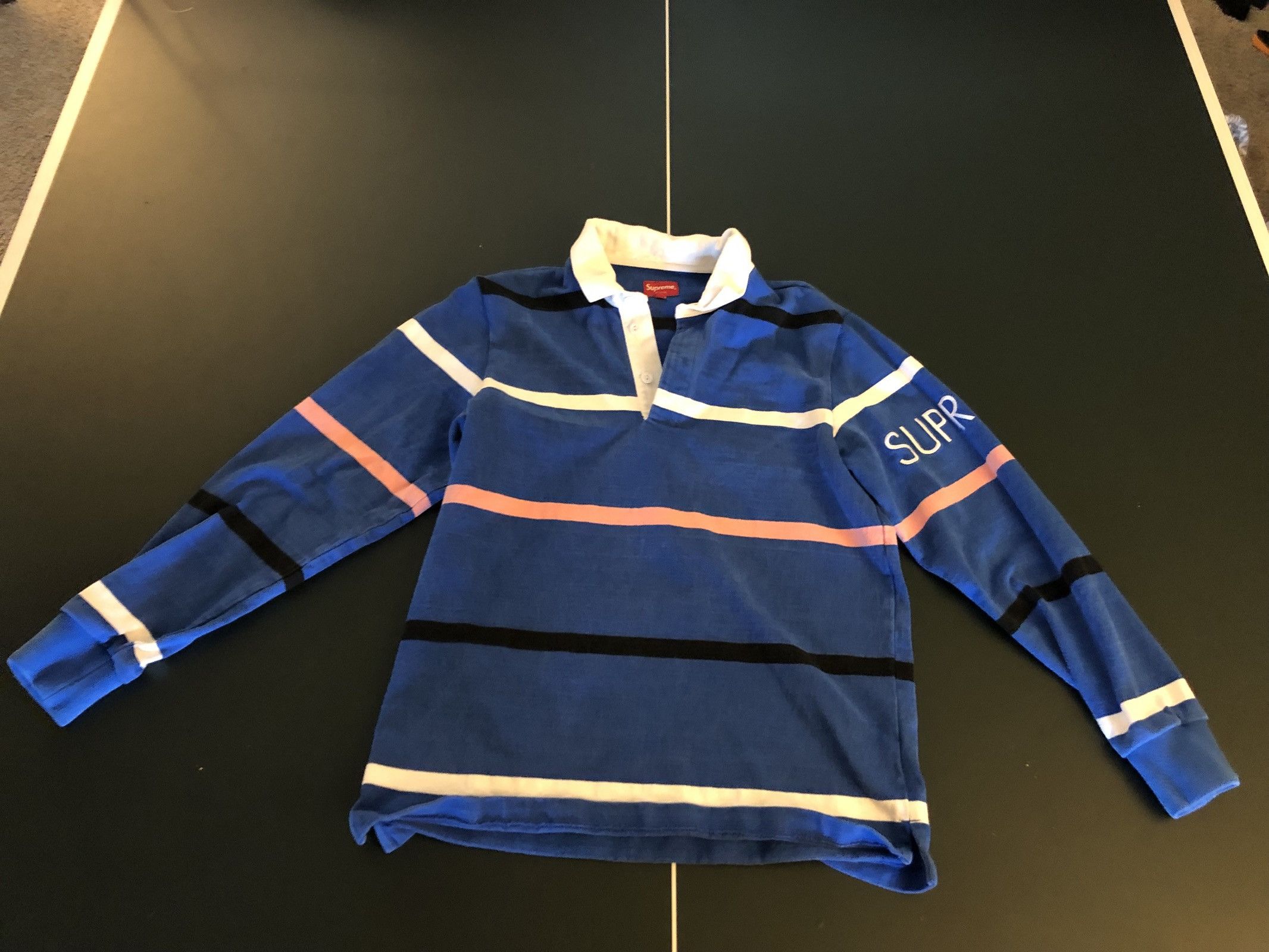 Supreme Supreme Rugby Stripes Rugby Shirt | Grailed