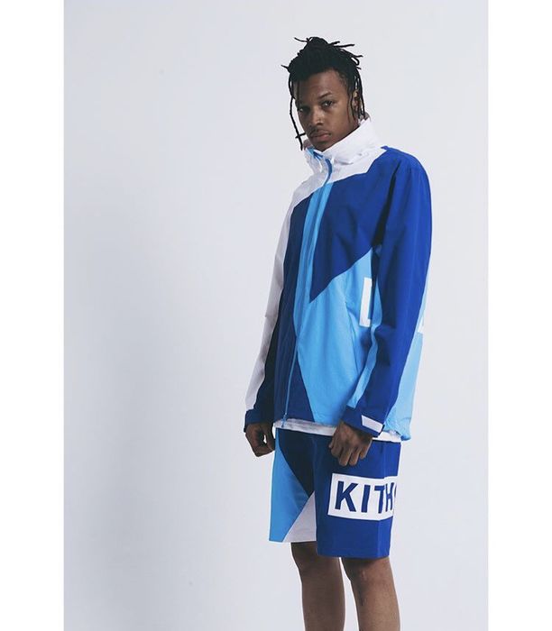 Kith Kith Madison Jacket- Royal Blue/ Sky/White | Grailed