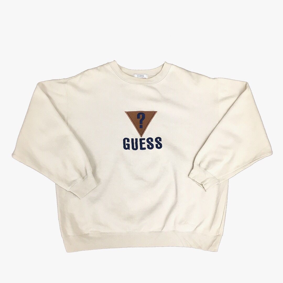 Vintage Guess Question Mark Logo Sweatshirt | Grailed