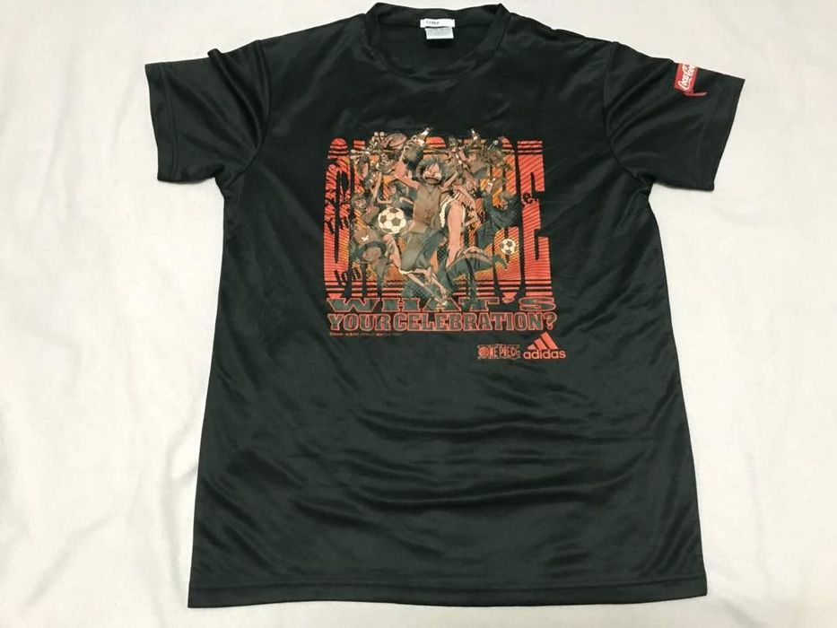 Adidas One Piece x Adidas x Coca Cola Anime T-shirt / Supreme/ Bathing ...