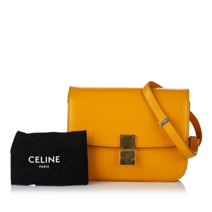 Celine Celine Medium Classic Box Leather Crossbody Bag | Grailed