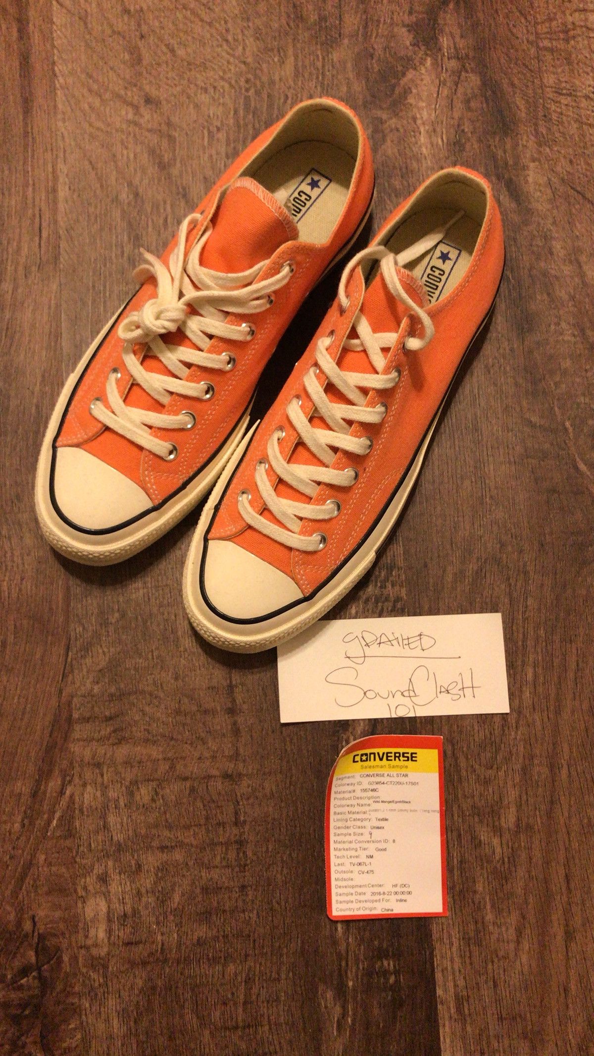 Converse Converse Chuck Taylor All Star 1970’s Sample | Grailed
