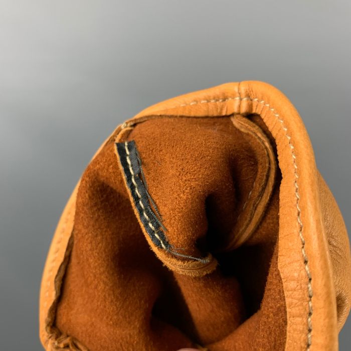 Vintage Camel Leather Gloves | Grailed