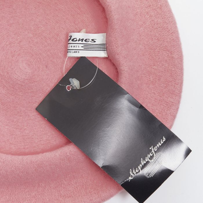 Other new MISS JONES Stephen Jones Pins candy pink wool safety pin ...