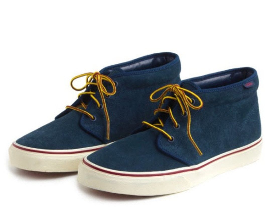 J.Crew × Vans Blue Suede Vans Classics | Grailed
