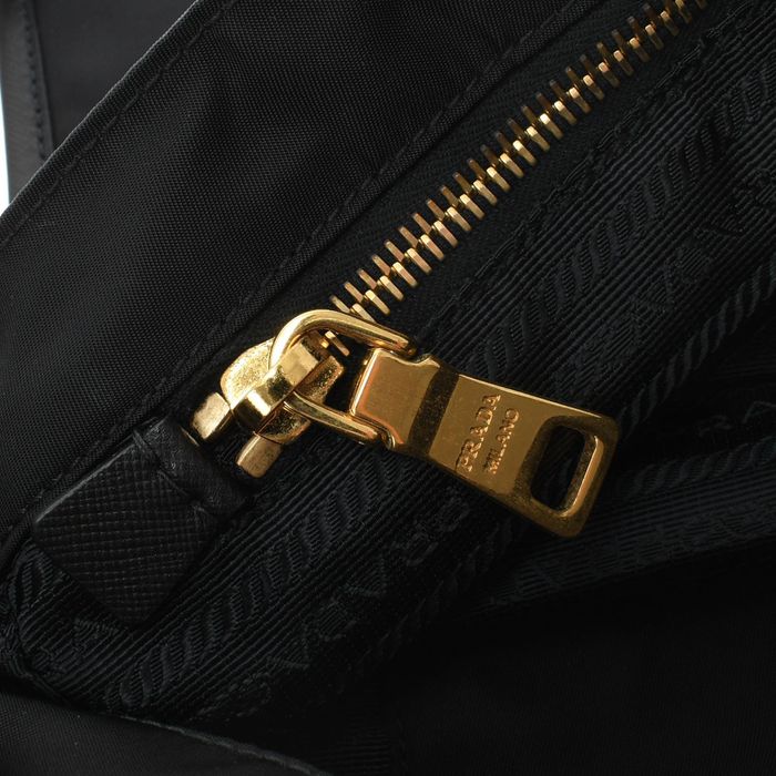 Prada Prada Shoulder Pouch Gold Hardware Nylon Pouch Black | Grailed