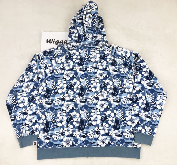 Bape Bape a bathing ape SS09 Flower camo blue Nigo Summer flowers L ...