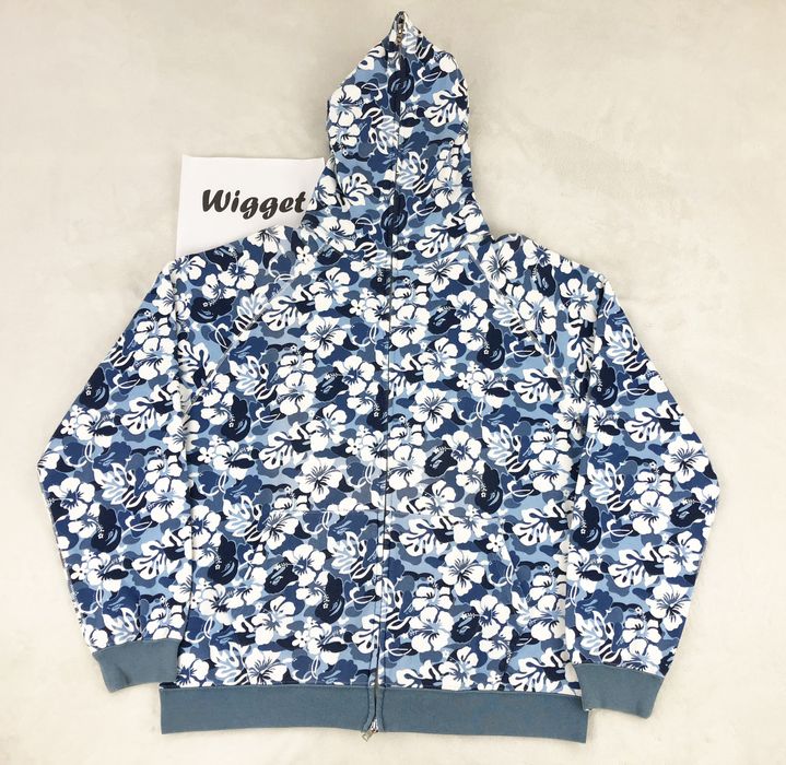 Bape Bape a bathing ape SS09 Flower camo blue Nigo Summer flowers L ...