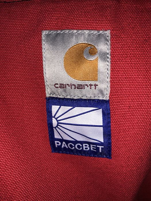 Carhartt PACCBET x Carhartt Men's Detroit Jacket (Red) | Grailed