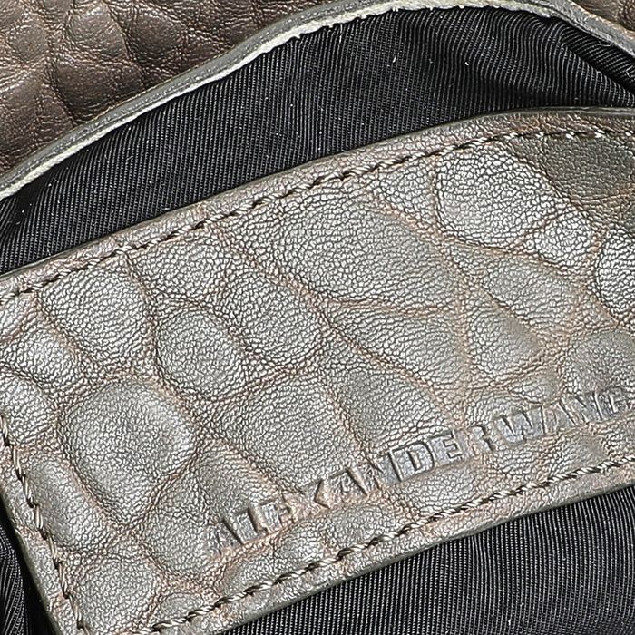 Alexander Wang Alexander Wang Grey Textured Leather Diego Bucket Bag ... Alexander Wang Alexander Wang Grey Textured Leather Diego Bucket Bag ...