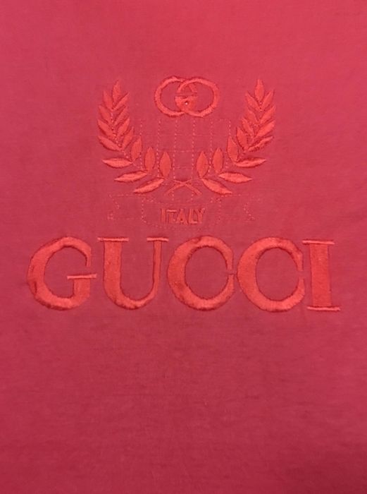 Gucci 🔥Last Drop 🔥Vintage 80's Gucci Embroidered Logo/ Big Logo | Grailed