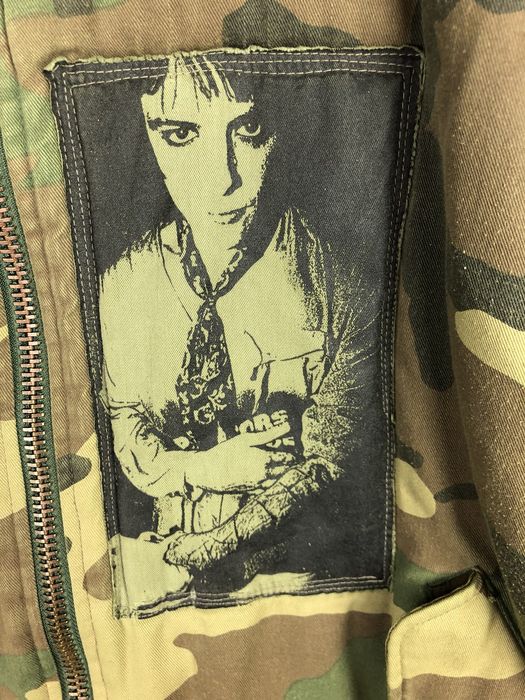 Raf Simons AW 2001 Riot! Riot! Riot! Patched Bomber | Grailed