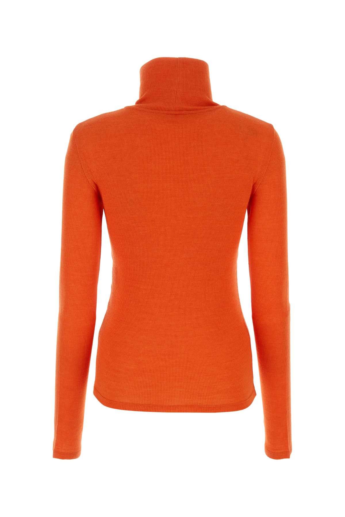 Chloe Dark Orange Wool Blend Sweater | Grailed