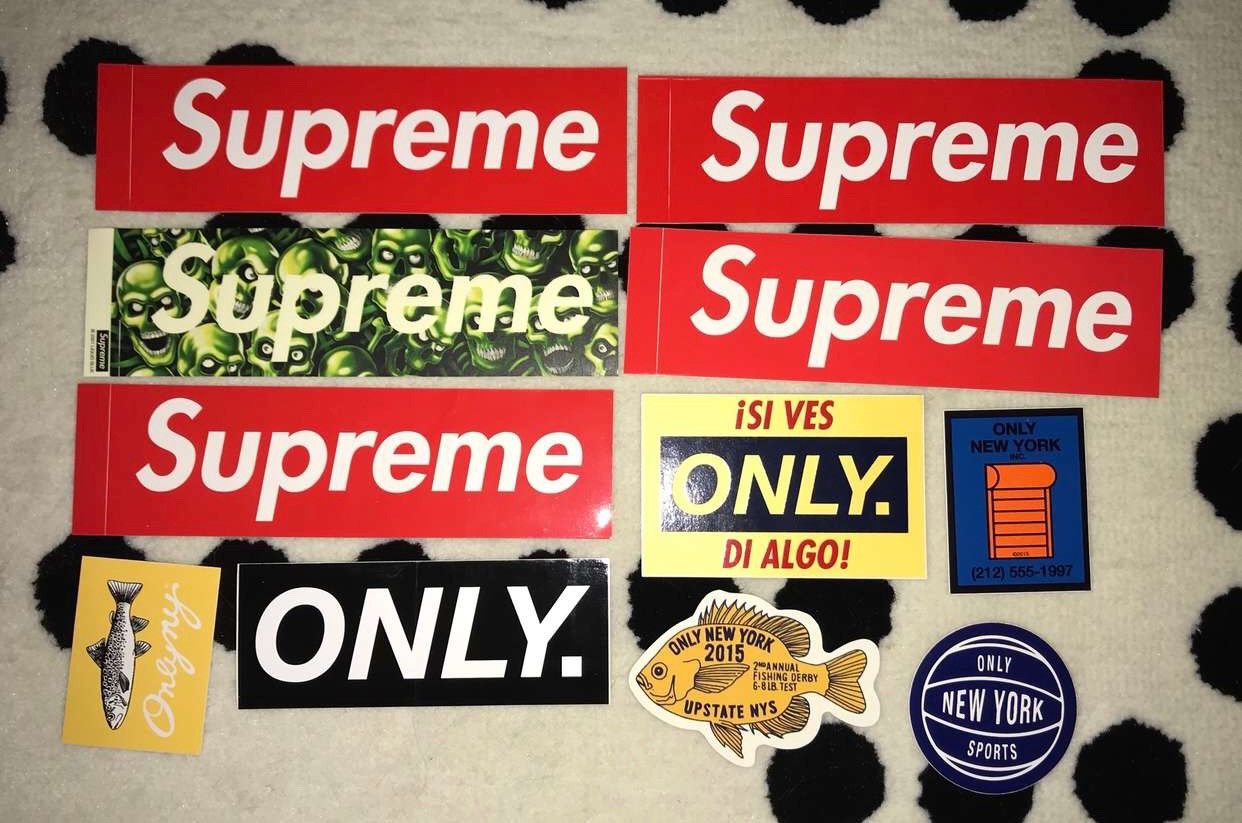 Supreme Supreme + Only NY sticker pack | Grailed