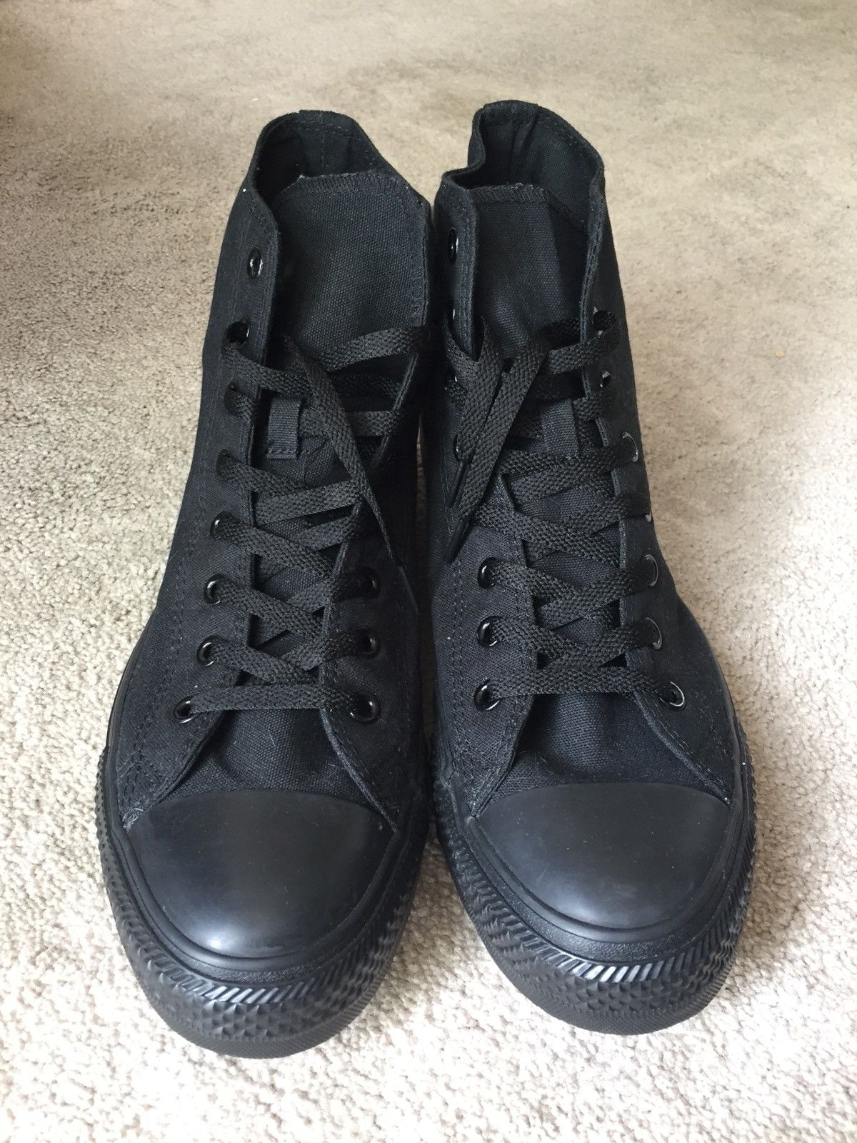 Converse NEW All black hi top chuck Taylor’s | Grailed