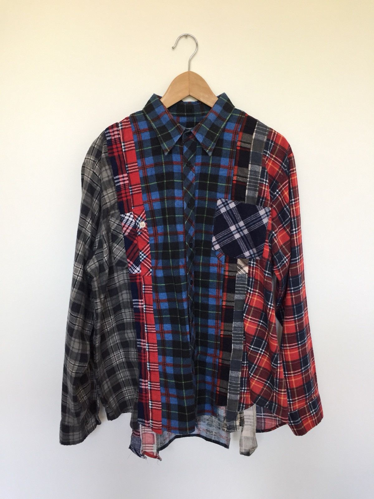 Needles Rebuild by Needles 7 Cut Flannel Shirt | Grailed