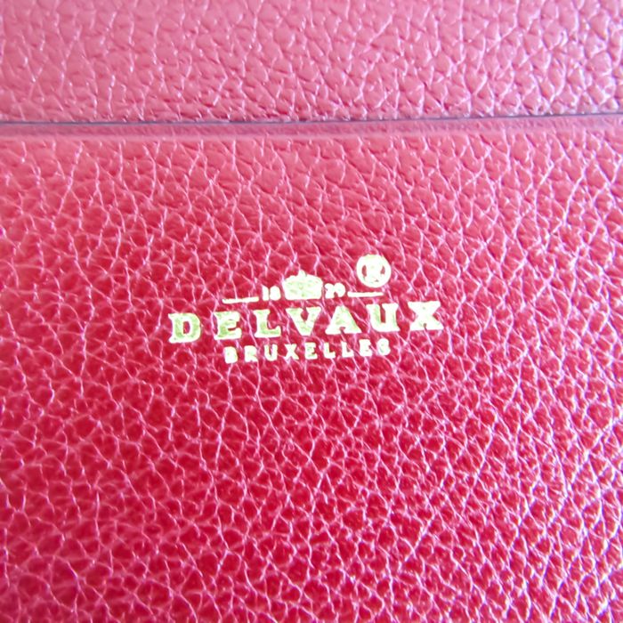 Delvaux Delvaux Leather Long Wallet (bi-fold) Red Color | Grailed