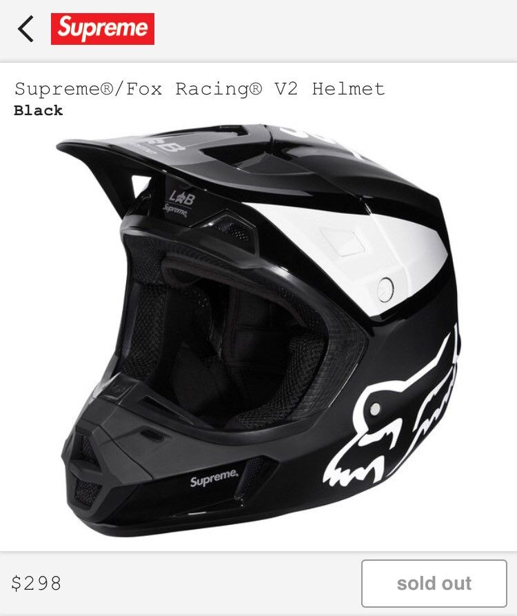 Supreme Supreme®/Fox Racing® V2 Helmet | Grailed