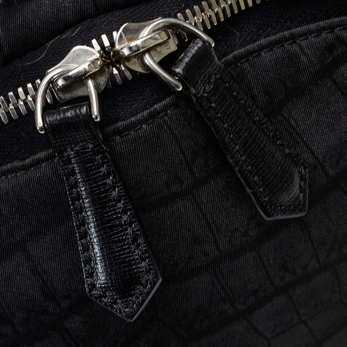 Fendi FENDI Croc Embossed Nylon Backpack | Grailed