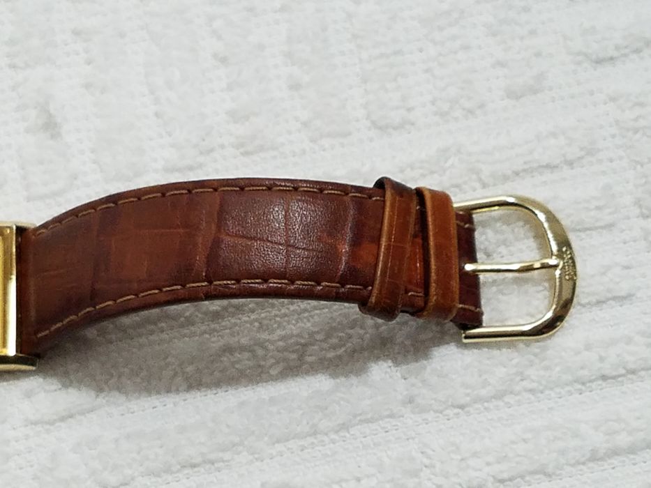 Citizen Vintage Citizen Quartz Watch Square Face Gold Dial | Grailed