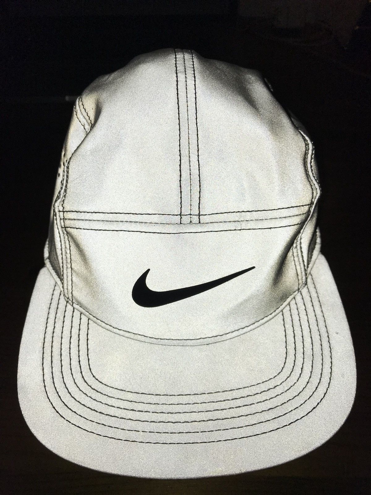 Nike 5 panel 3m reflective hat | Grailed