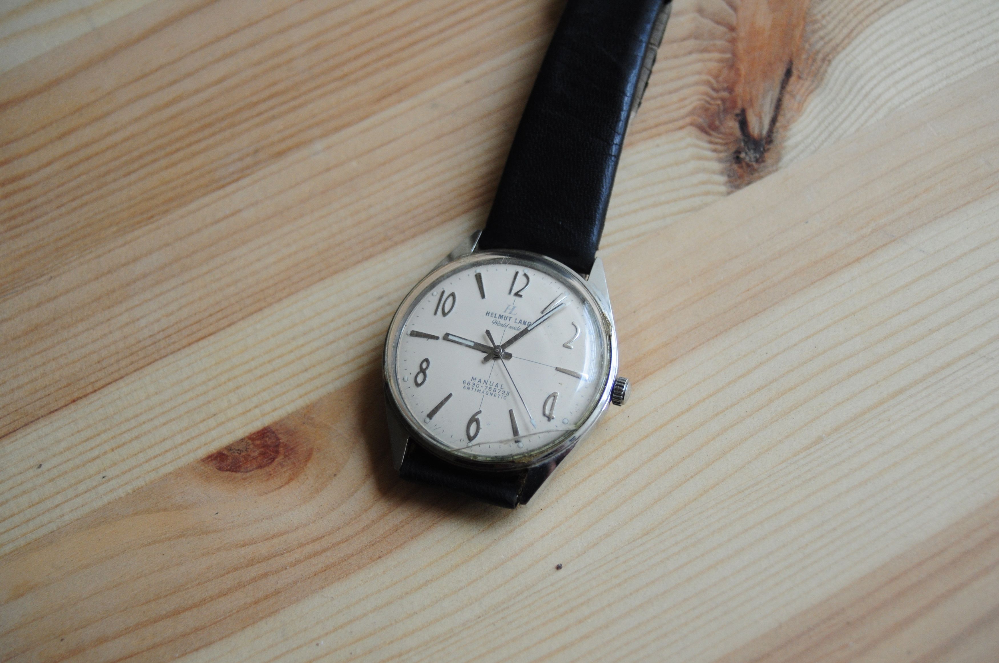 Helmut Lang '95 42mm antimagnetic Manual Watch | Grailed