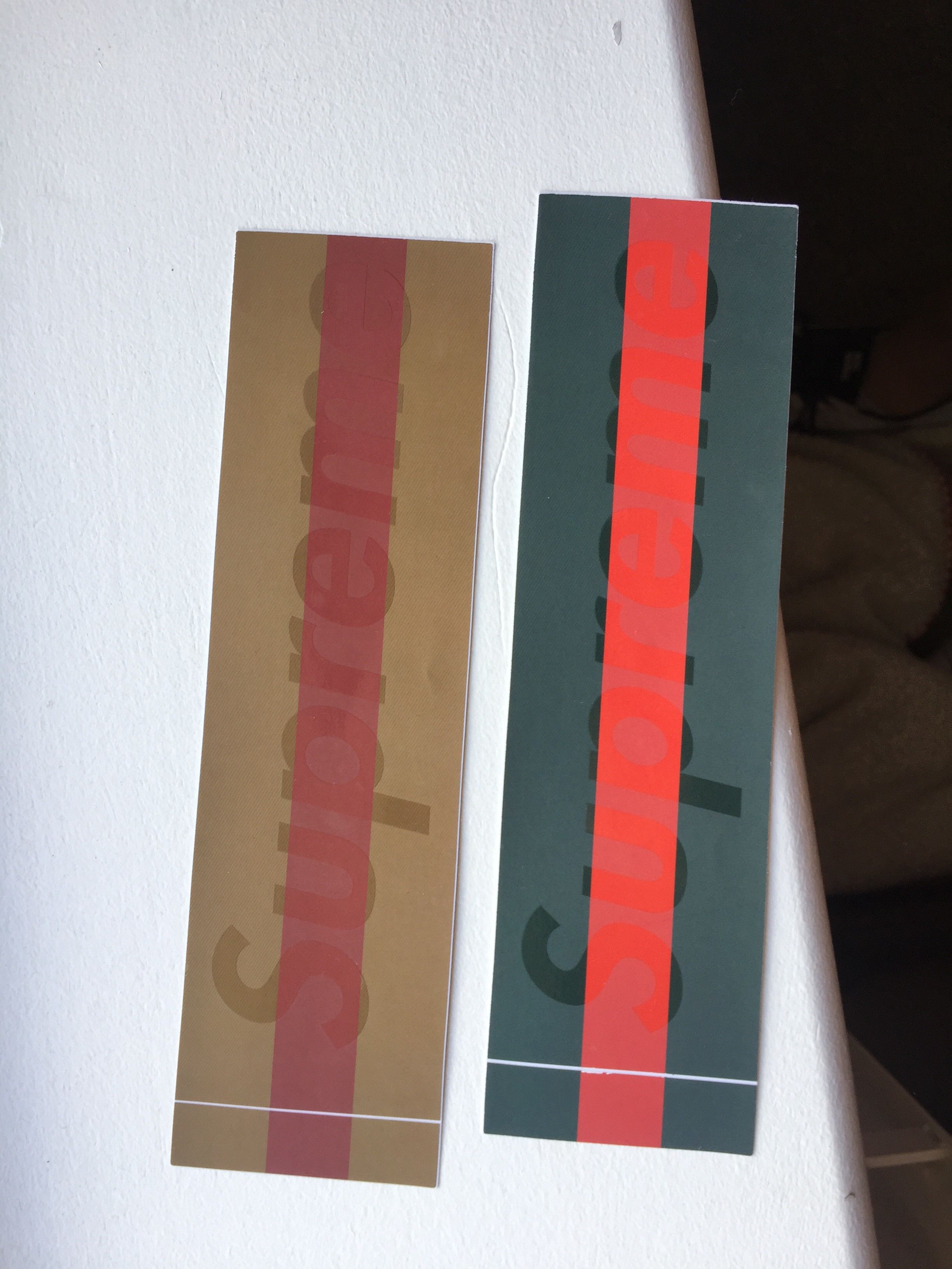 Supreme Supreme Gucci Box Logo Sticker Set | Grailed