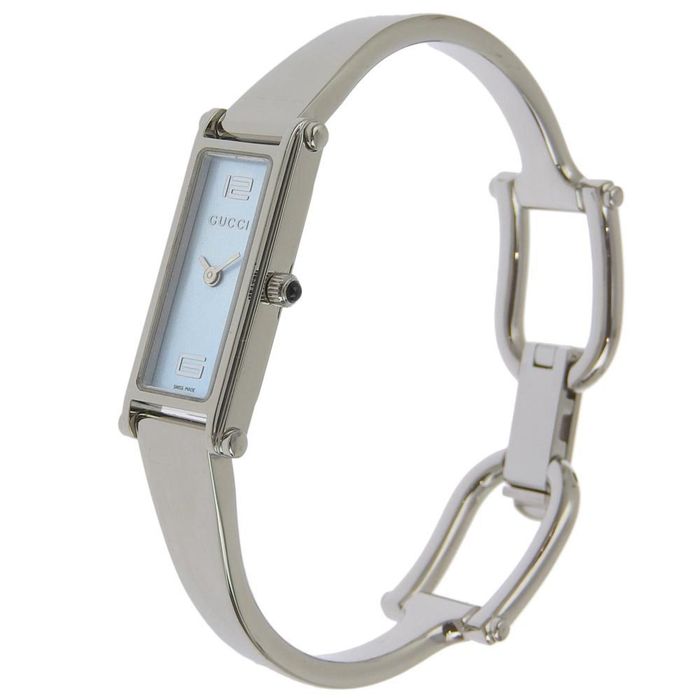 Gucci GUCCI Watch 1500L Stainless Steel Swiss Made Silver Quartz Analog ...